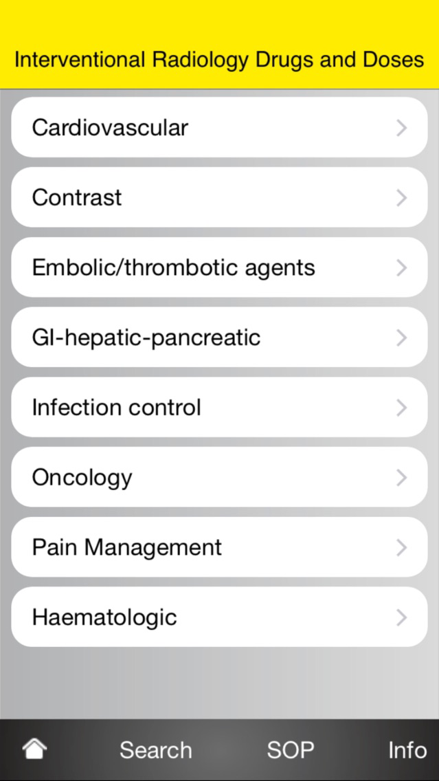 Interventional Radiology Drugs and Doses pour iOS (iPhone/iPad ...