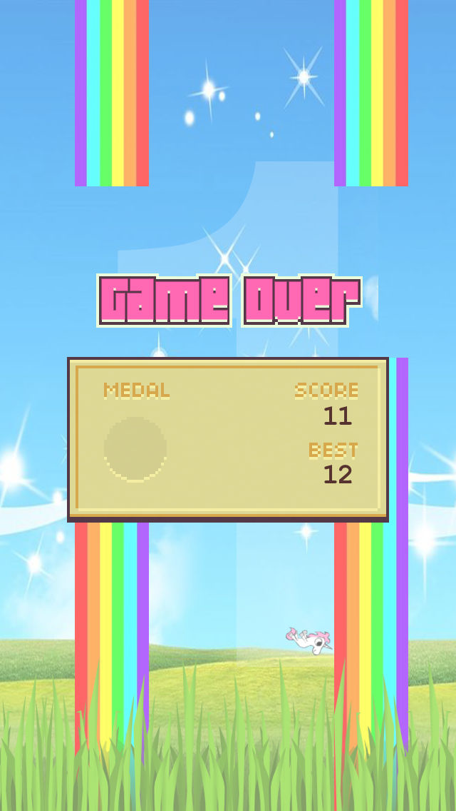 Flapper Unicorn - Twilight Rainbow Flyer Pocket Minigame for iOS ...