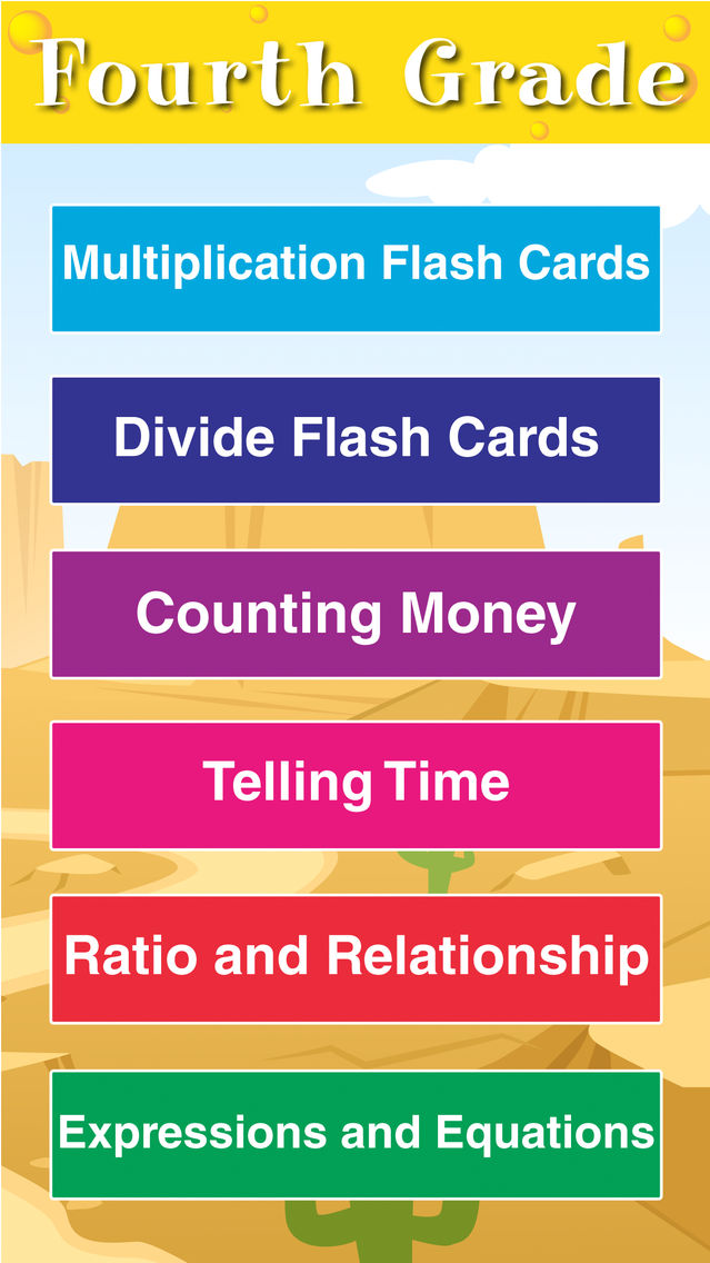 4th Grade Math Gonzales Mouse Brain Fun Flash Cards Games for iOS ...
