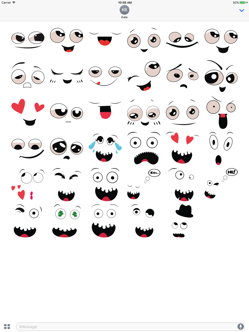 Cute Face emoji stickers for iOS (iPhone/iPad) Latest Version at $349. ...