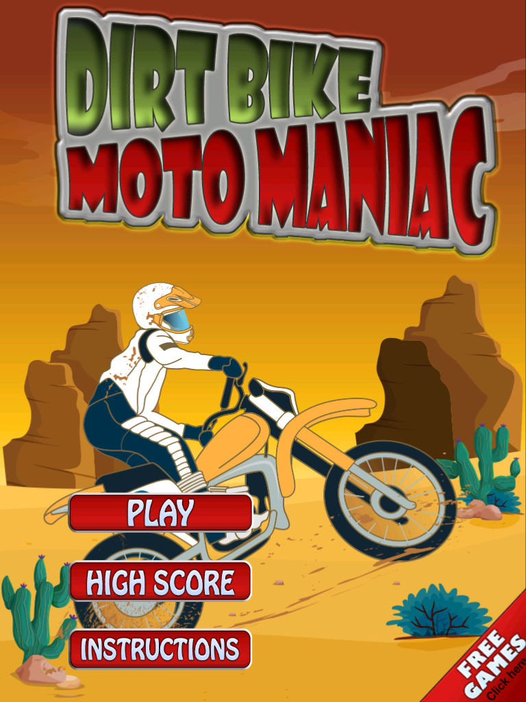Dirt Bike Moto Maniac - Motorcycle Action Game for iOS (iPhone/iPad ...
