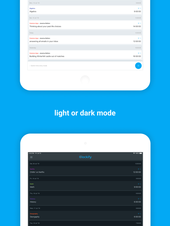 Clockify Time Tracker for iOS (iPhone/iPad/iPod touch) - Free Download ...