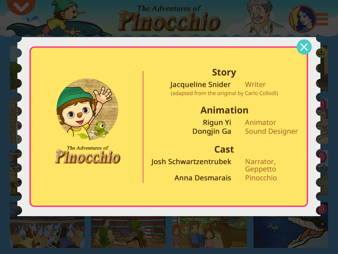 Pinocchio - Little Fox Storybook for iOS (iPhone/iPad) - Free Download at AppPure