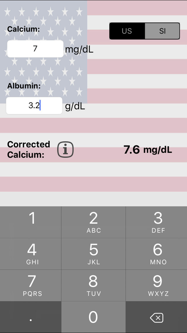 Calcium Correction for iOS (iPhone) Latest Version at $0.99 on AppPure
