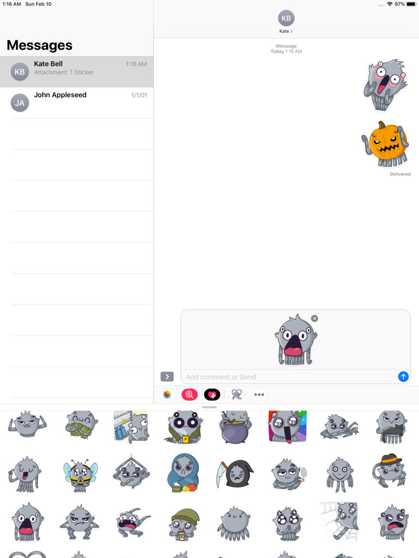 Cute Spider Emoji Stickers for iOS (iPhone/iPad) Latest Version at $0. ...