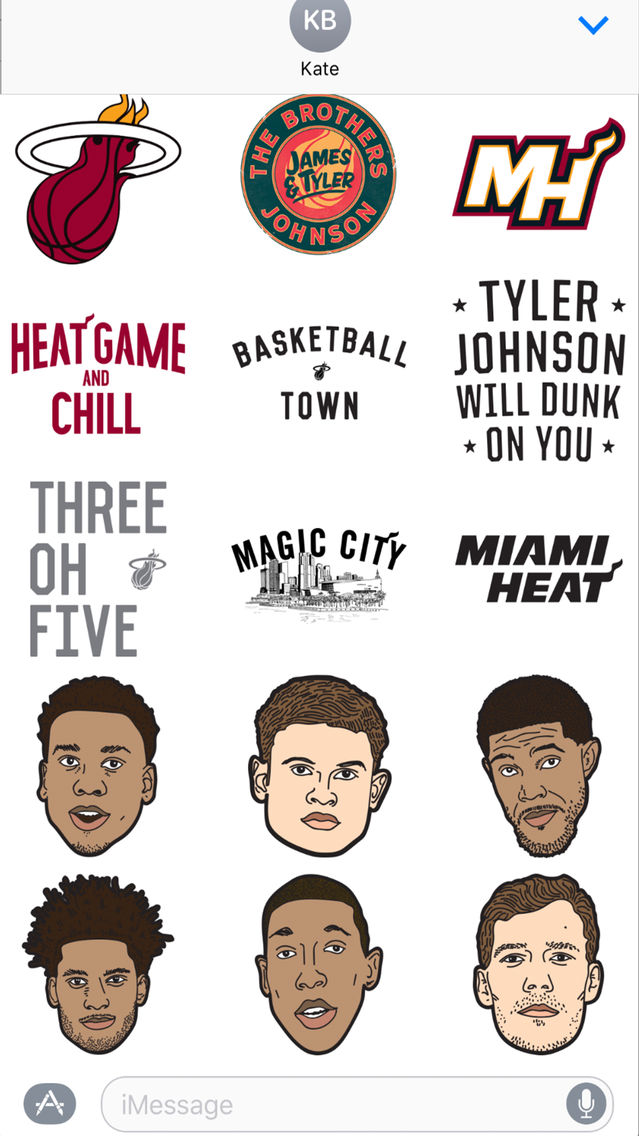 Miami HEAT Stickers para iOS (iPhone/iPad) - Baixar Grátis no AppPure