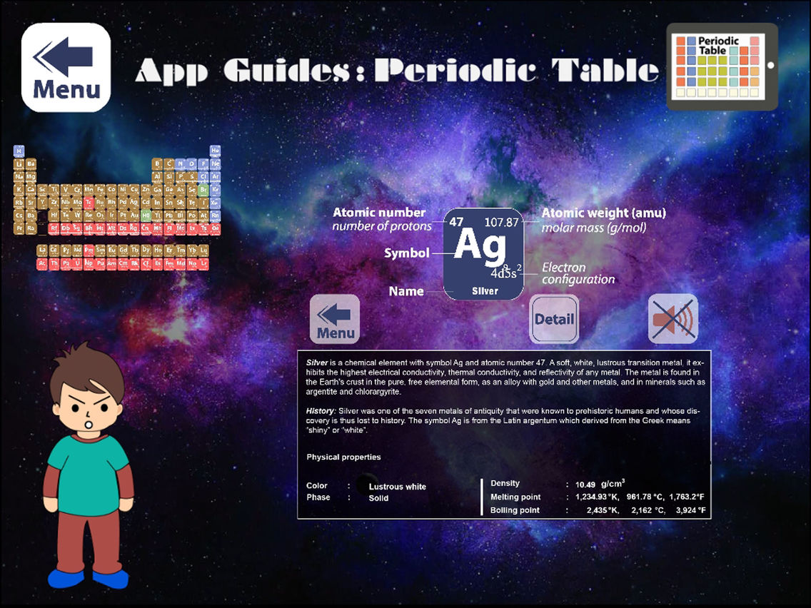 Periodic Table English Lite for iOS (iPhone/iPad) - Free Download at AppPure