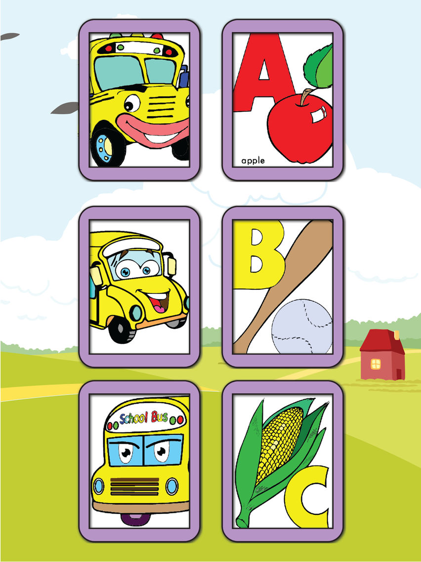 ABC Learning My Alphabet School Bus Coloring Book for iOS (iPhone/iPad ...
