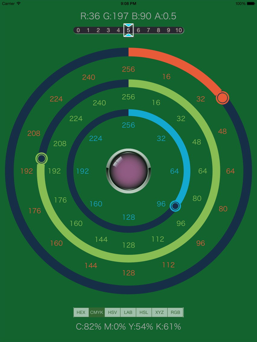 RGB Converter - RGBa to HEX, CMYK, HSV, HSL, XYZ for iOS (iPhone/iPad ...