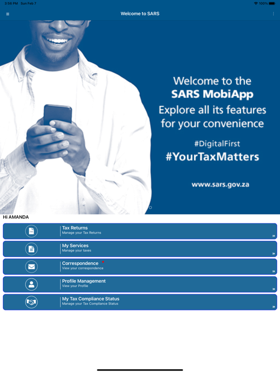 SARS Mobile eFiling for iOS (iPhone/iPad) - Free Download at AppPure