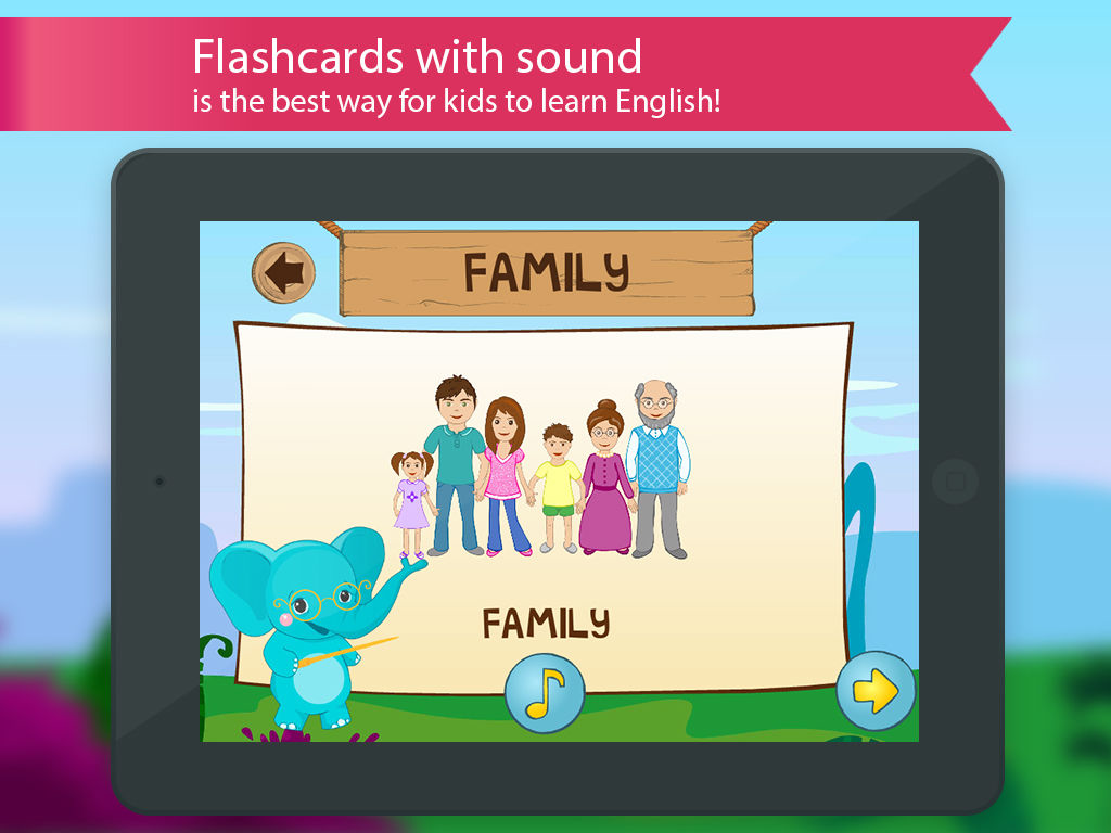 English for kids with Benny. Learning English language by flashcards ...