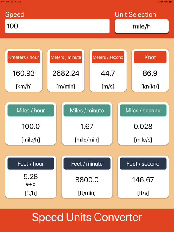 Speed Units Converter for iOS (iPhone/iPad/iPod touch) Latest Version ...