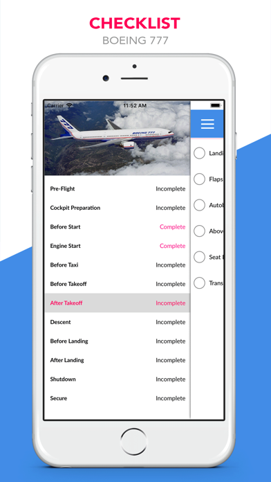 Boeing 777 Checklist for iOS (iPhone/iPod touch) Latest Version at $3. ...
