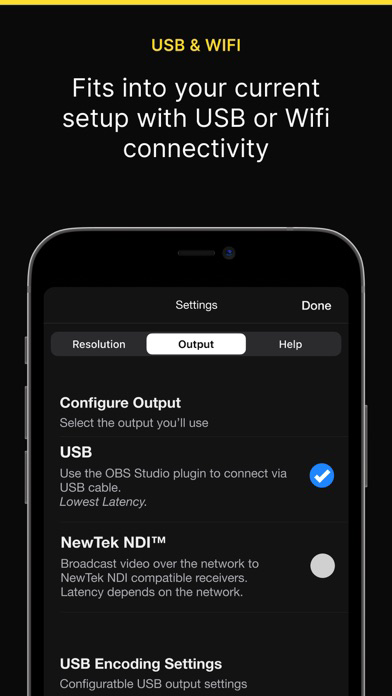 Camera for OBS Studio for iOS (iPhone/iPad) - Free Download at AppPure
