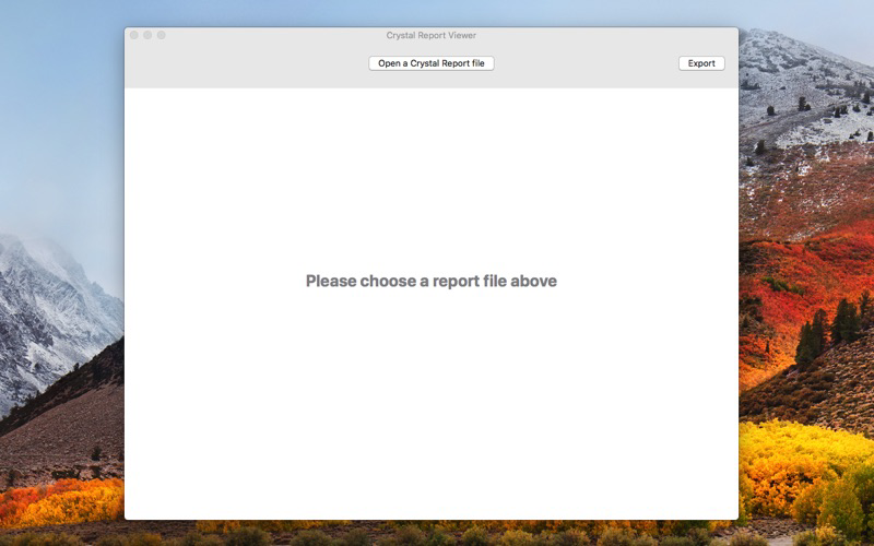 Crystal Report Viewer for iOS (Mac) Latest Version at $5.99 on AppPure