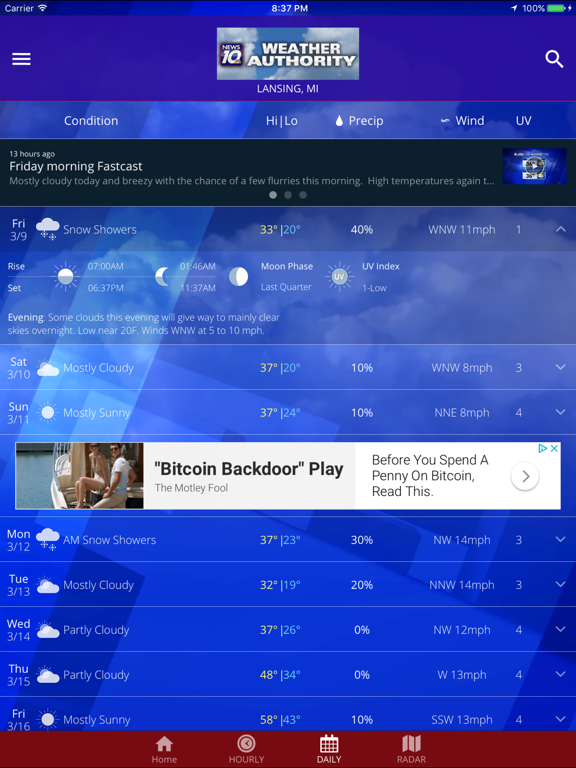 WILX First Alert Weather for iOS (iPhone/iPad/iPod touch) - Free ...