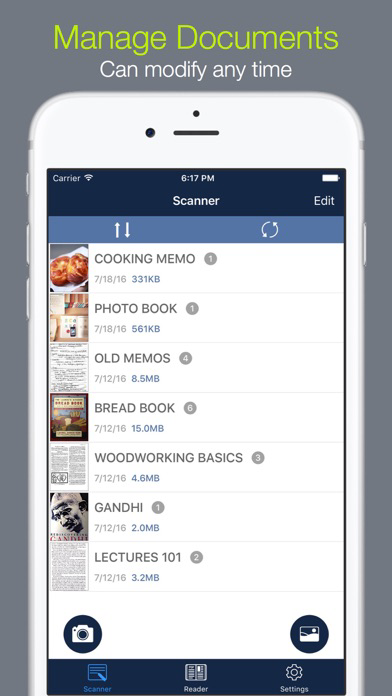 PDF Camera - Scanner, Maker, PDF Reader + Lock for iOS (iPhone/iPod ...