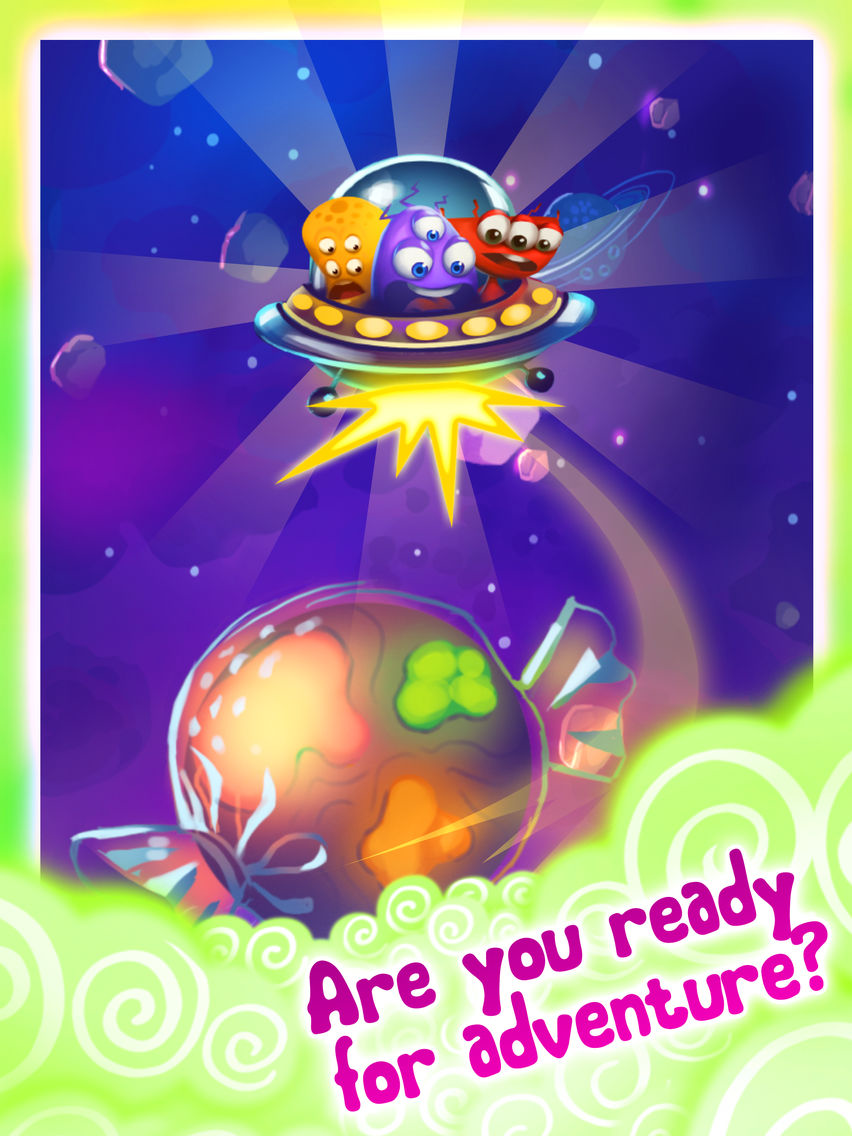 Candy UFO - match 3 puzzle game for iOS (iPhone/iPad) - Free Download ...