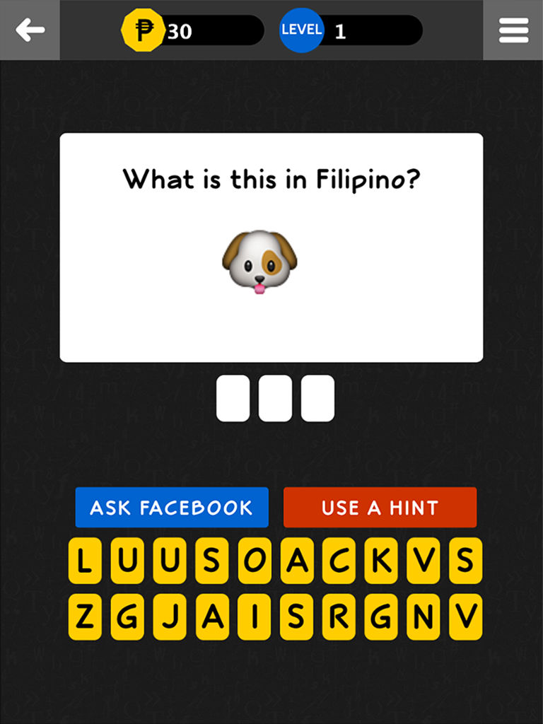 Pinoy Emoji Guessing Game for iOS (iPhone/iPad) - Free Download at AppPure