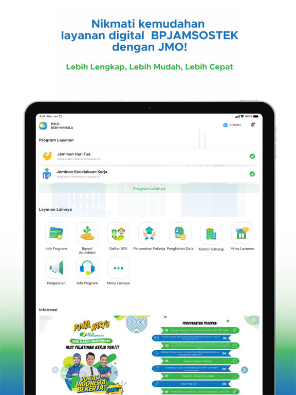 JMO - Jamsostek Mobile for iOS (iPhone/iPad/iPod touch) - Free Download ...