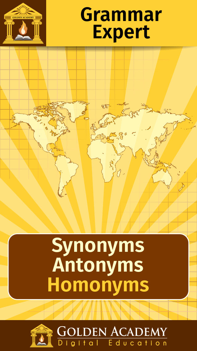Grammar Expert: Synonyms, Antonyms and Homonyms FREE for iOS (iPhone ...
