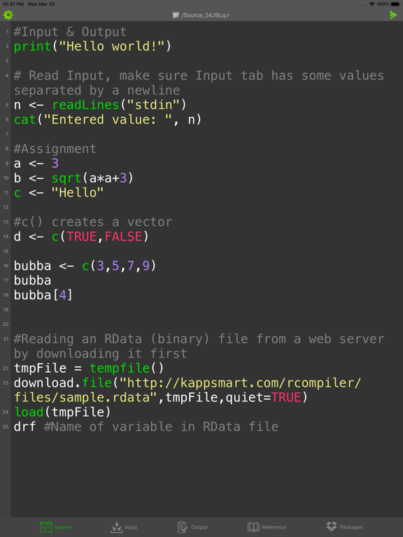 R Programming Compiler For Ios Iphone Ipad Ipod Touch Free Download At Apppure