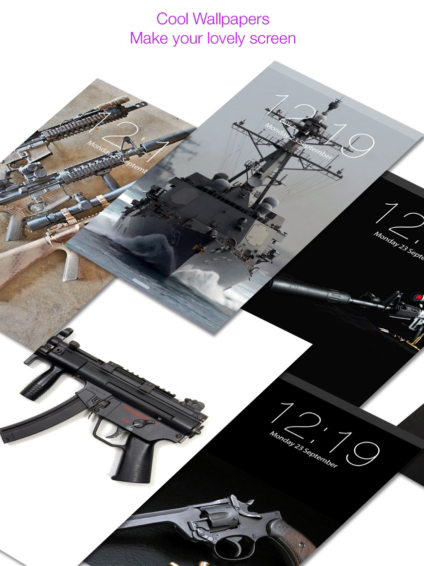 Weapon Wallpapers & Backgrounds Themes Collection for iOS (iPhone/iPad ...