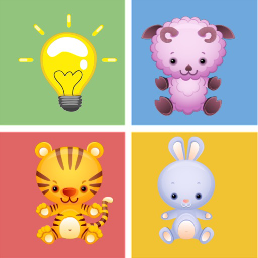 Animals matching game for kids preschool doodle for iOS (iPhone/iPad ...