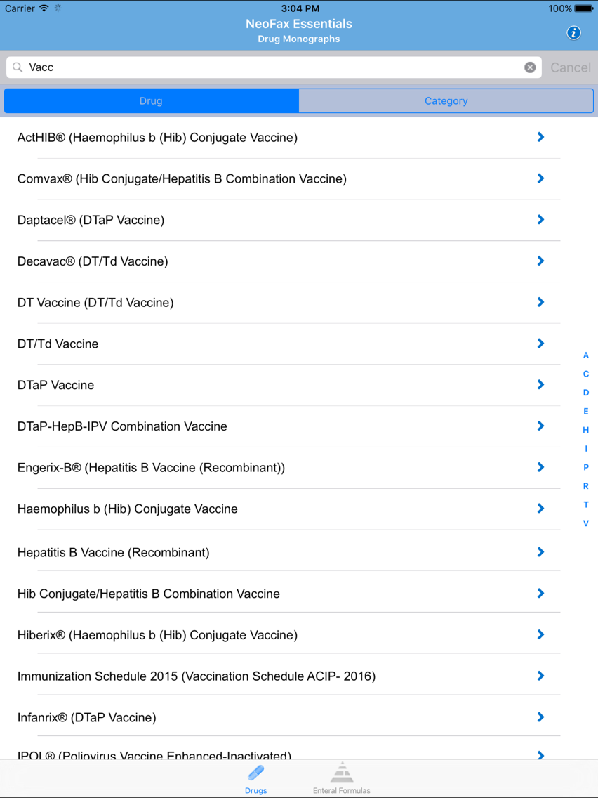 IBM Micromedex NeoFax for iOS (iPhone/iPad) - Free Download at AppPure