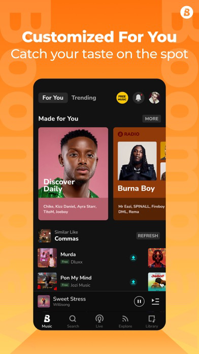 Boomplay: Music & Live Stream for iOS (iPhone/iPod touch) - Free ...