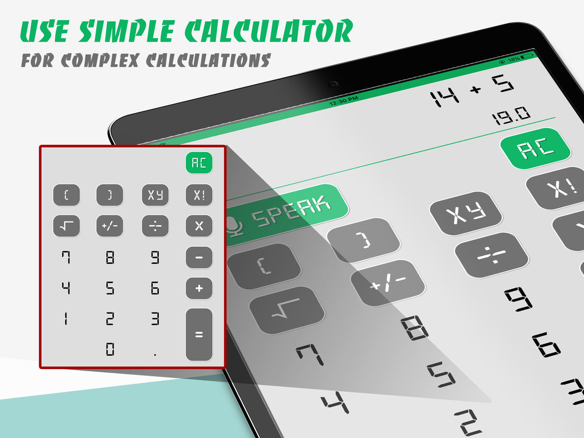 Voice & Talking Calculator for iOS (iPhone/iPad) - Free Download at AppPure