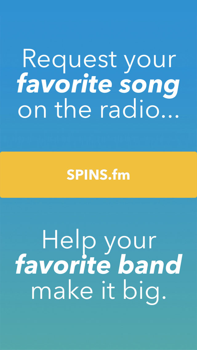 SPINS.fm - Radio Request لنظام iOS (iPhone) - قم بتنزيله مجانا على AppPure