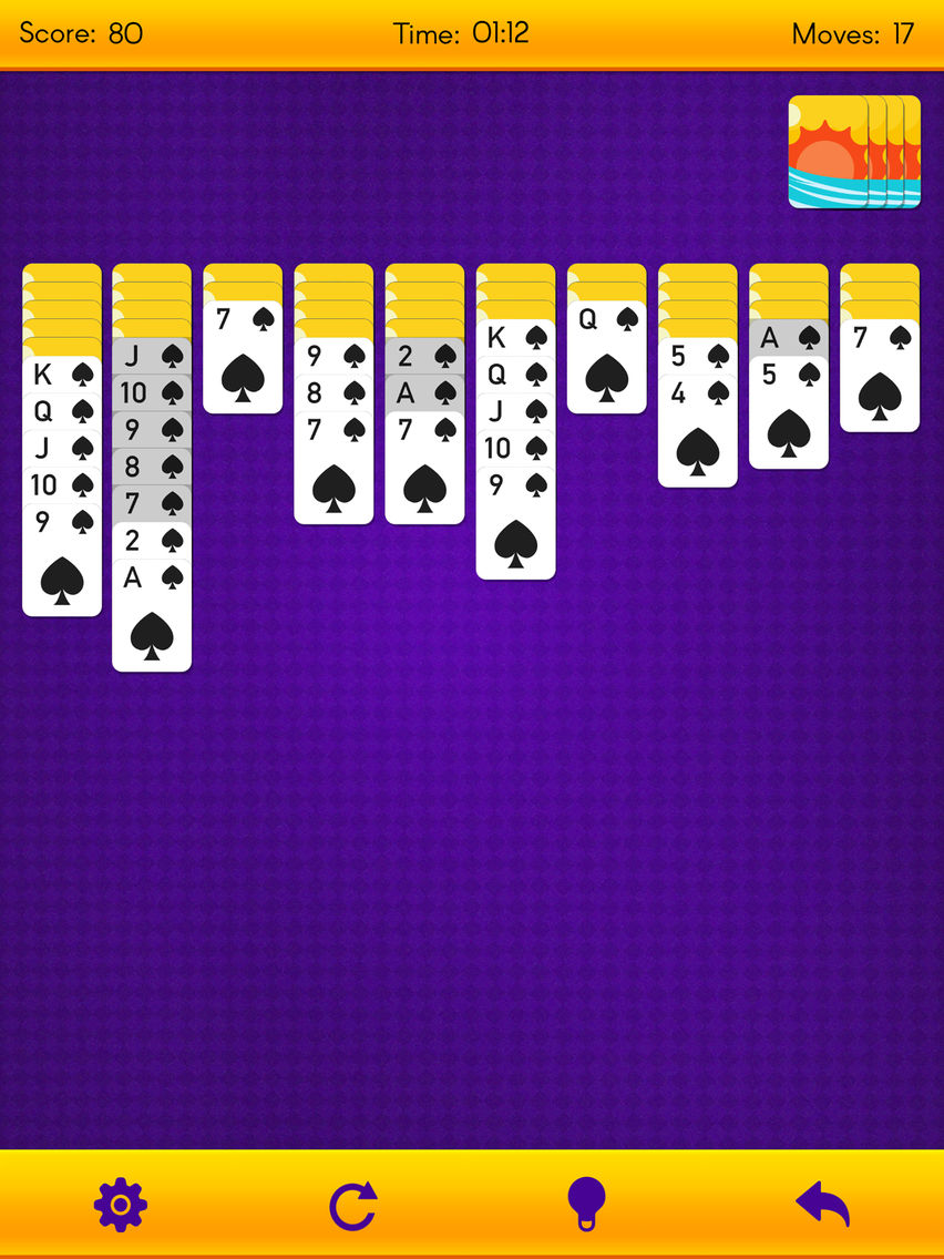 Spider Solitaire - Classic Spider Card Game for iOS (iPhone/iPad) - Free Download at AppPure