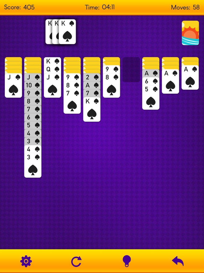 Spider Solitaire - Classic Spider Card Game for iOS (iPhone/iPad ...