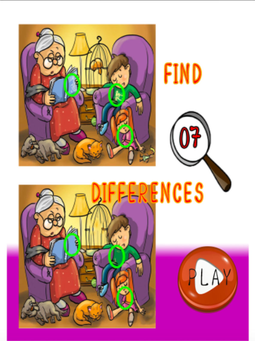 Spot The Differences Find The Differences Games for iOS (iPhone/iPad ...