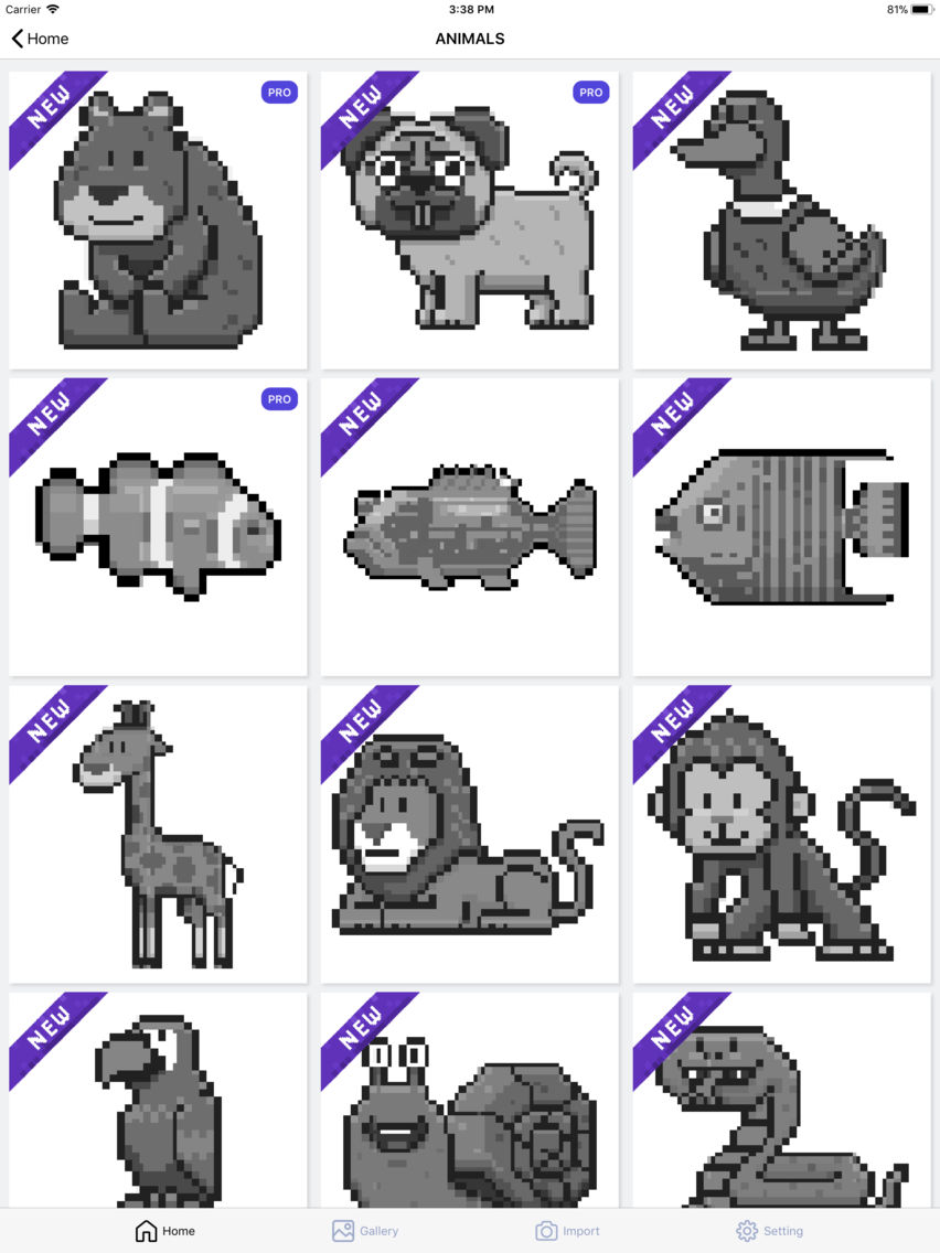 Happy Coloring by Numbers for iOS (iPhone/iPad) - Free Download at AppPure