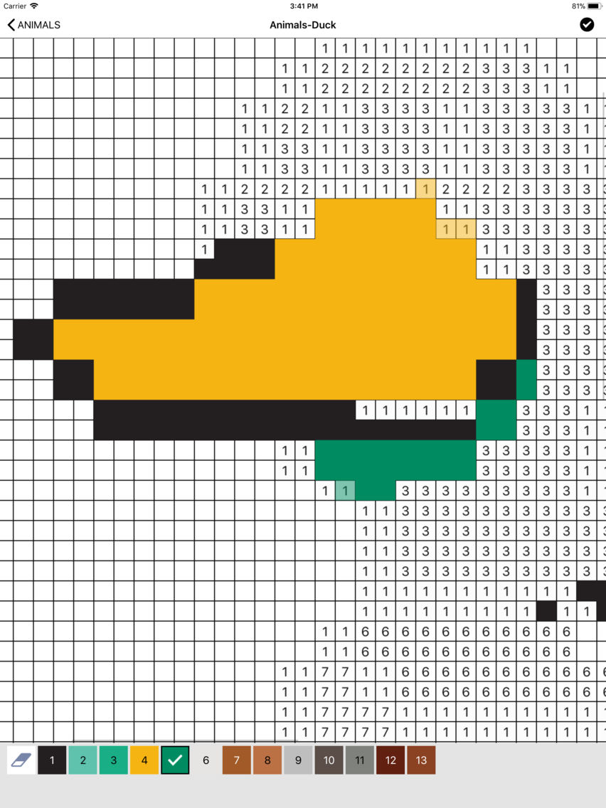 Happy Coloring by Numbers for iOS (iPhone/iPad) - Free Download at AppPure