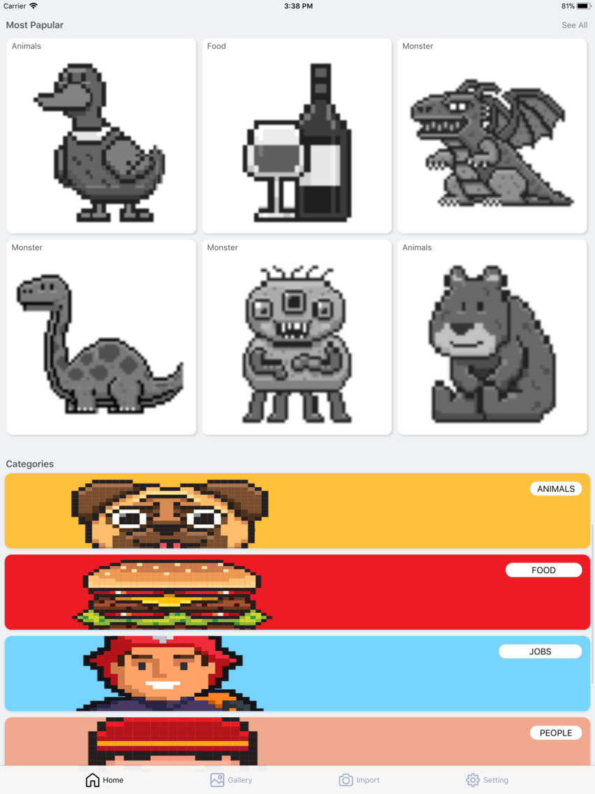 Happy Coloring by Numbers for iOS (iPhone/iPad) - Free Download at AppPure