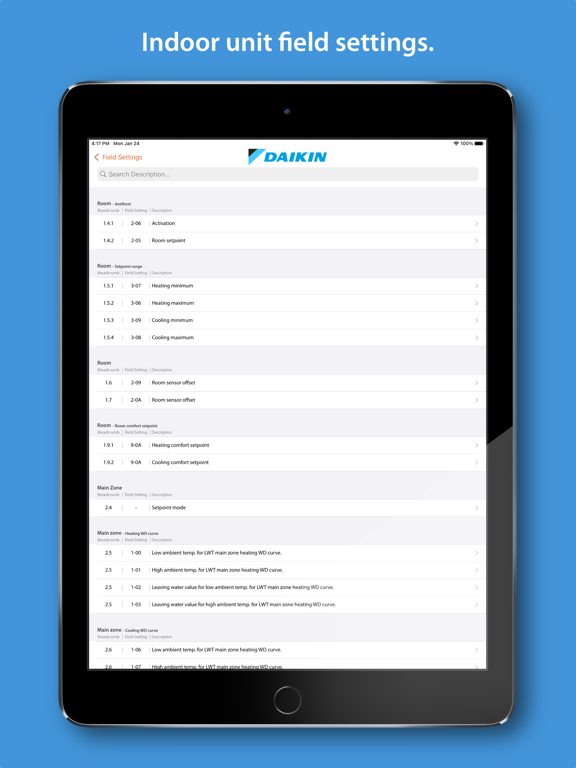 Daikin Service for iOS (iPhone/iPad/iPod touch) - Free Download at AppPure