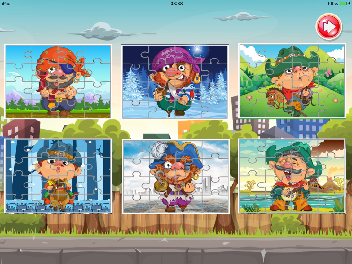puzzle cowboy jigsaw learning fun stories for kids for iOS (iPhone/iPad ...