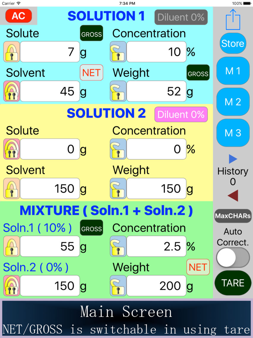 Liquid Concentration Calculator for iOS (iPhone/iPad) - Free Download ...