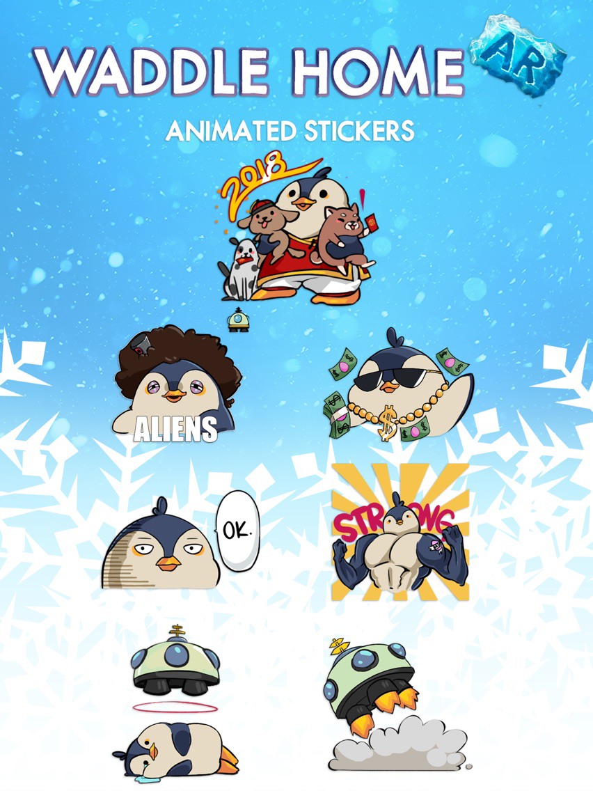 Waddle Home: Animated StickersiOS(iPhone/iPad)最新版本售價$1.99 - AppPure