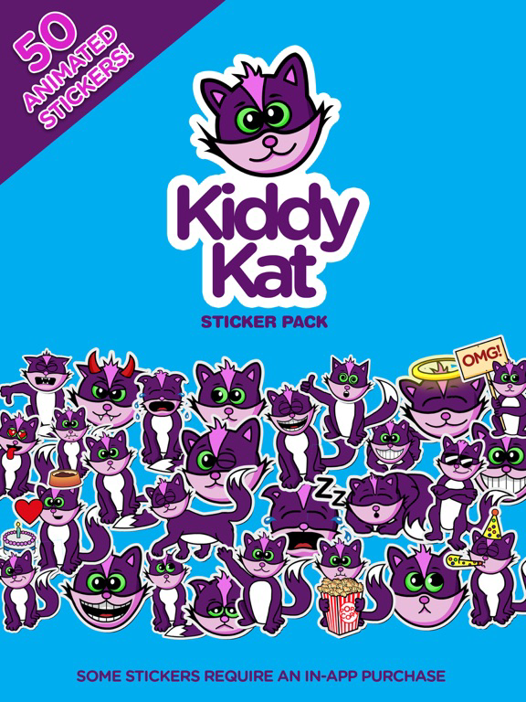 Kiddy Kat Animated Stickers for iOS (iPhone/iPad/iPod touch) - Free ...