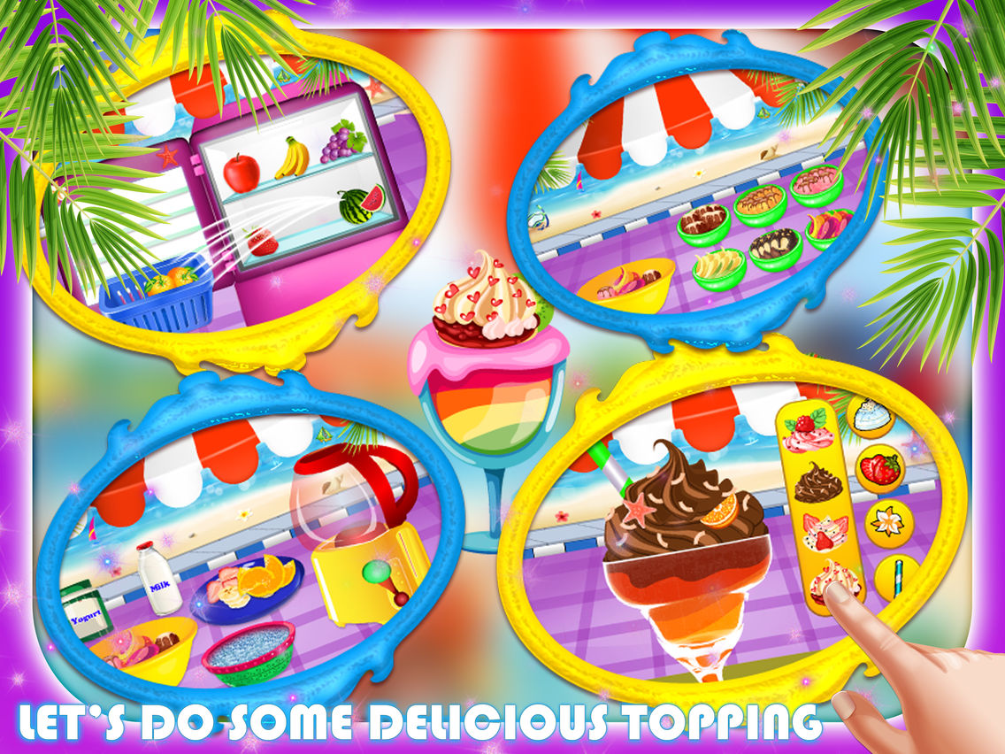 Frozen Dessert Food Stand - Crazy cooking & scramble baking game for ...