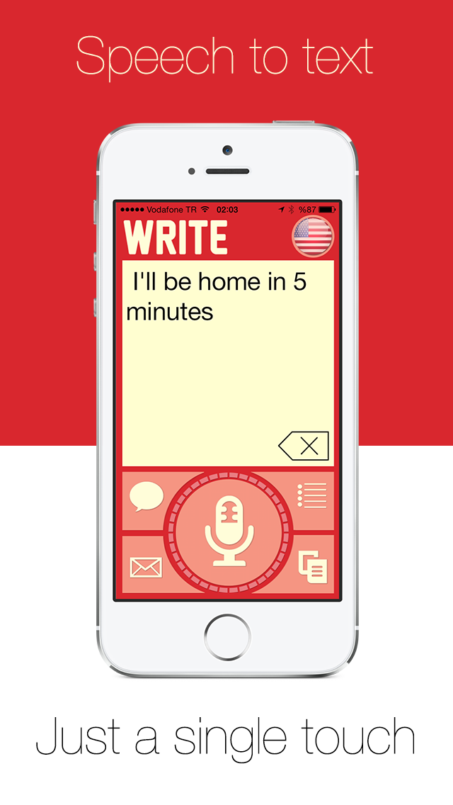 Write - One touch speech to text dictation, voice recognition with ...