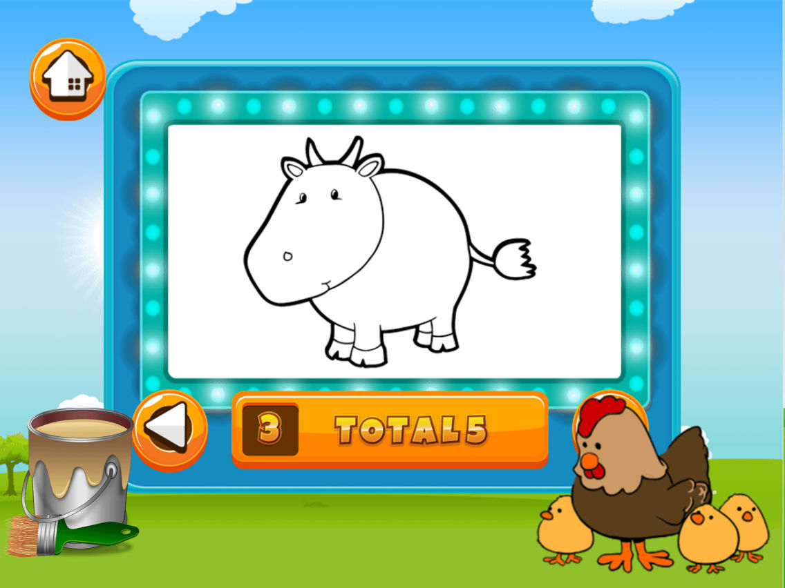 Animal Farm Coloring Book - Color Your pages and Paint the Animals of ...