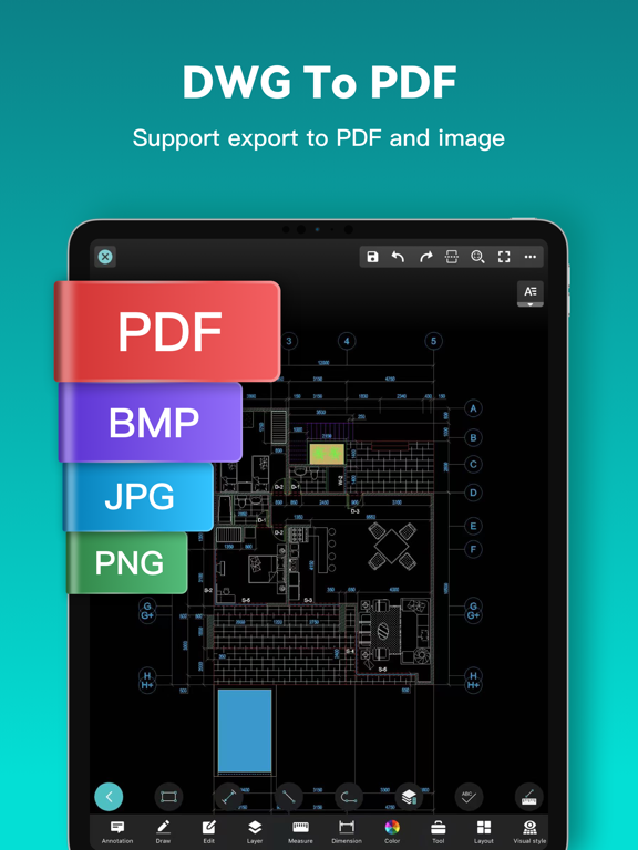 DWG FastView-CAD Viewer&Editor for iOS (iPhone/iPad/iPod touch) - Free ...