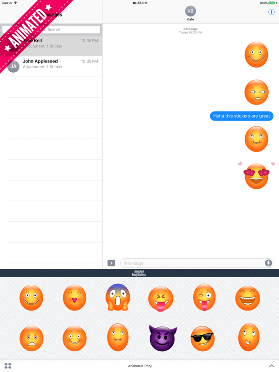 Animated Emoji Smileys for iOS (iPhone/iPad/iPod touch) - Free Download ...