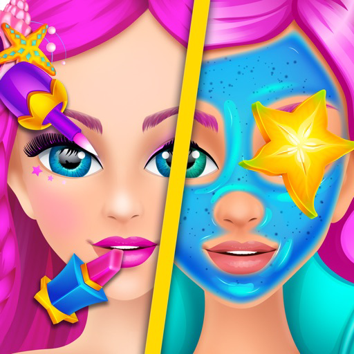 Mermaid Beauty Salon - Makeup & Makeover Kids Game for iOS (iPhone/iPad ...