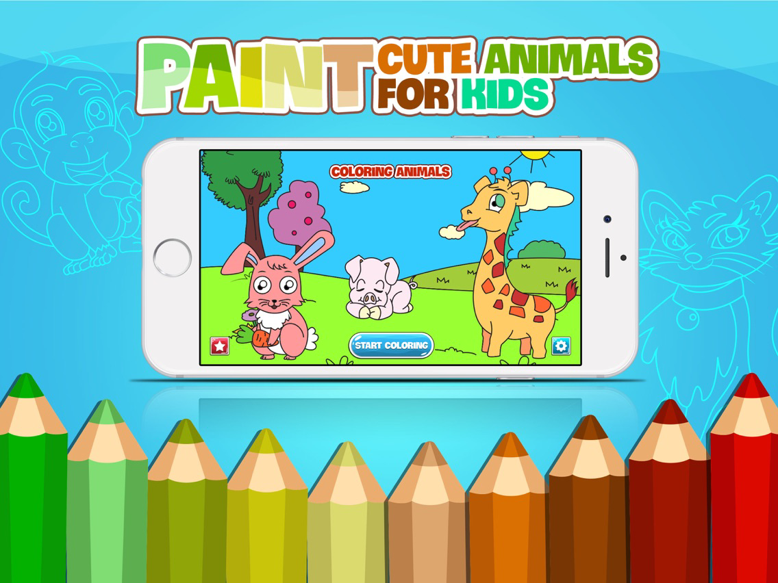 AniPaint - Coloring Animals with Sparks for Kids for iOS (iPhone/iPad ...